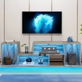DEXTRUS Gaming Entertainment Center, LED TV Stand for 75 inch TVs ...