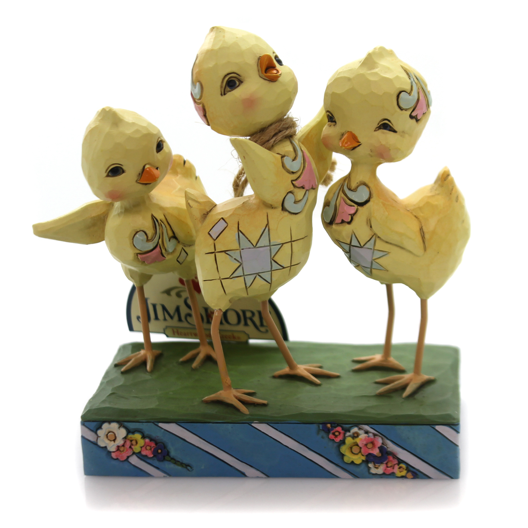 Jim Shore HOORAY FOR SPRING Polyresin Trio Of Chicks Easter 6001077 ...