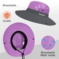 AIGIA Summer Sun Hat Beach Hat Wide Brim for Women Men Outdoor UV ...