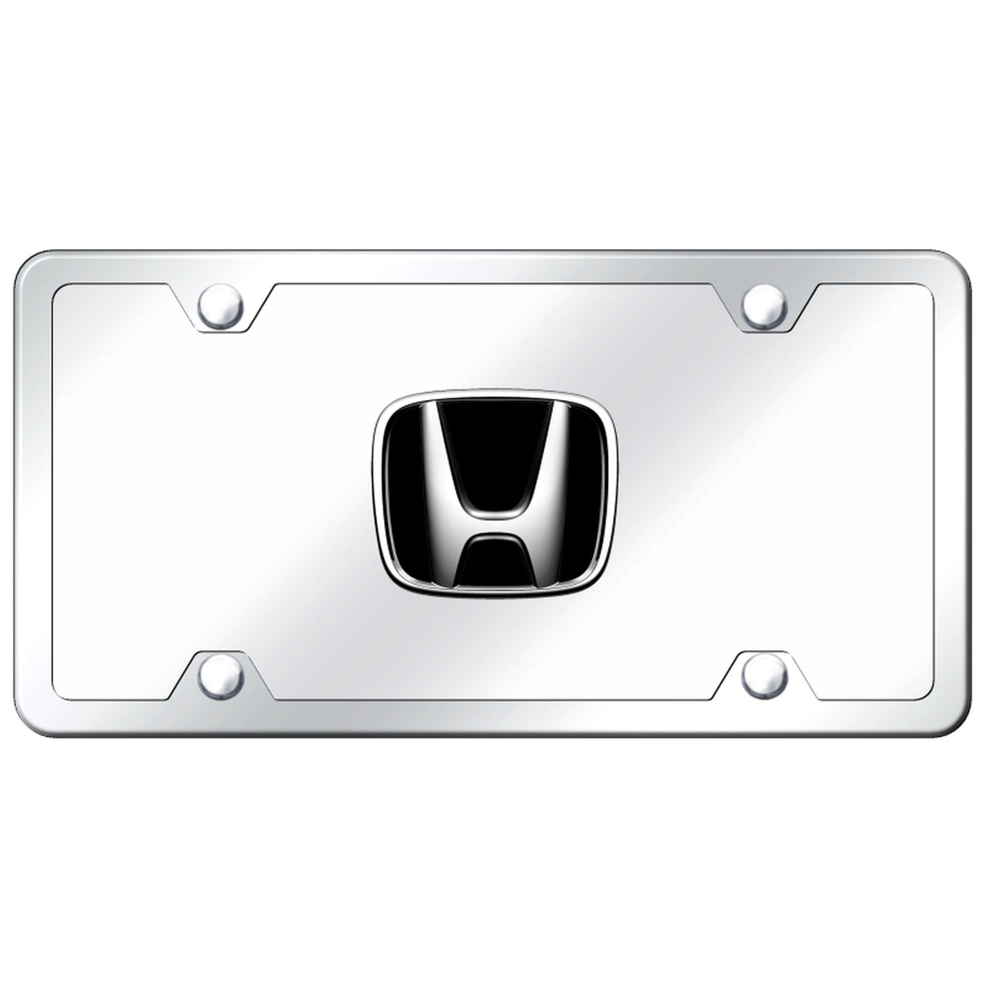 Honda Logo License Plate Kit (Chrome) - Walmart.com
