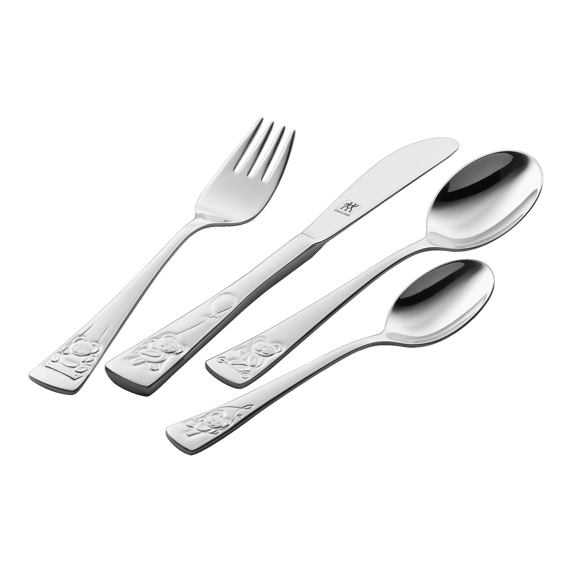 Click here for Zwilling Teddy 4 Piece  Childrens Flatware Set  Si... prices