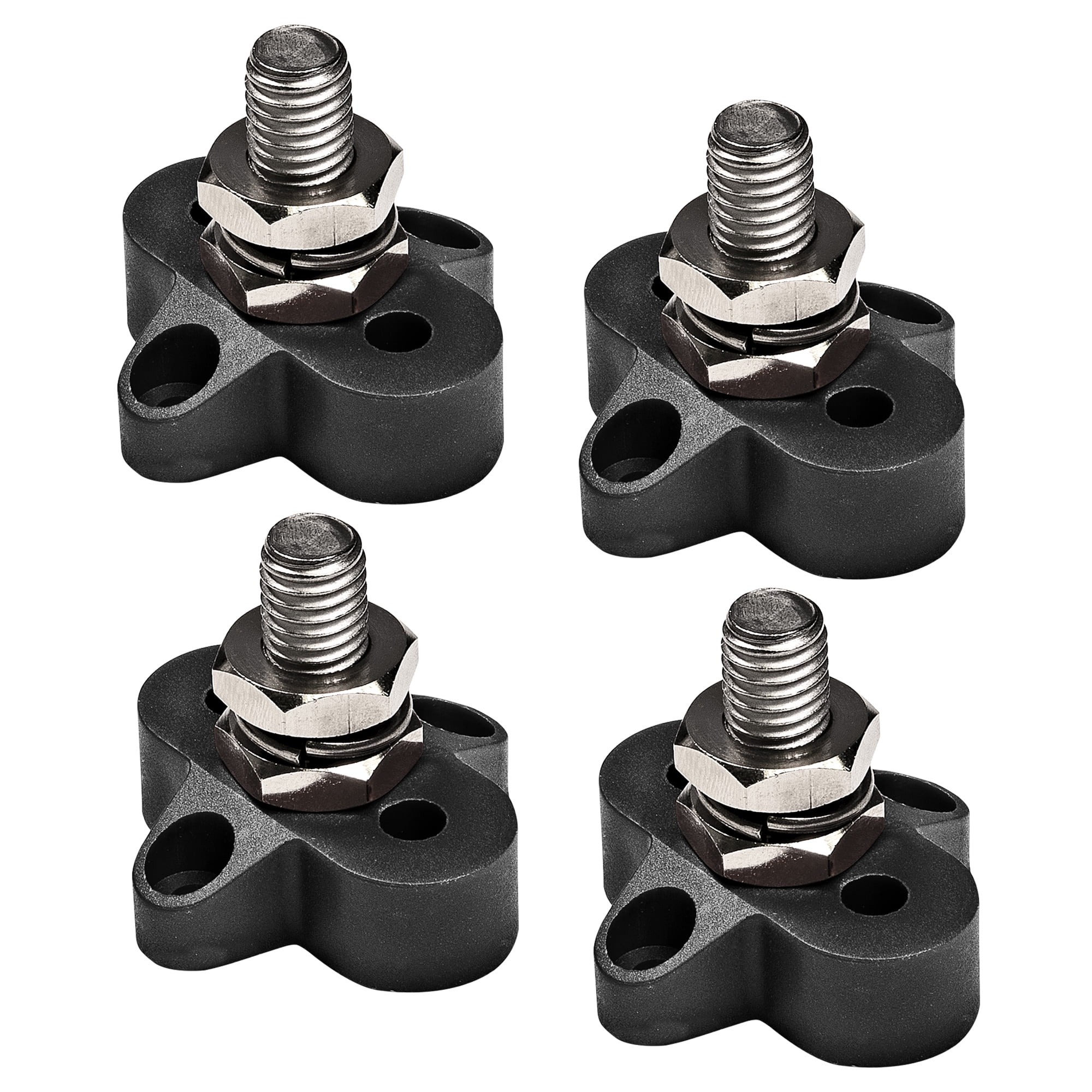 4pc 48V DC Max M10 Battery Ground Distribution Terminal Block Stud ...