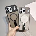 Magnetic Phone Case with Hidden Stand, Skin-Friendly Texture, Magnetic ...