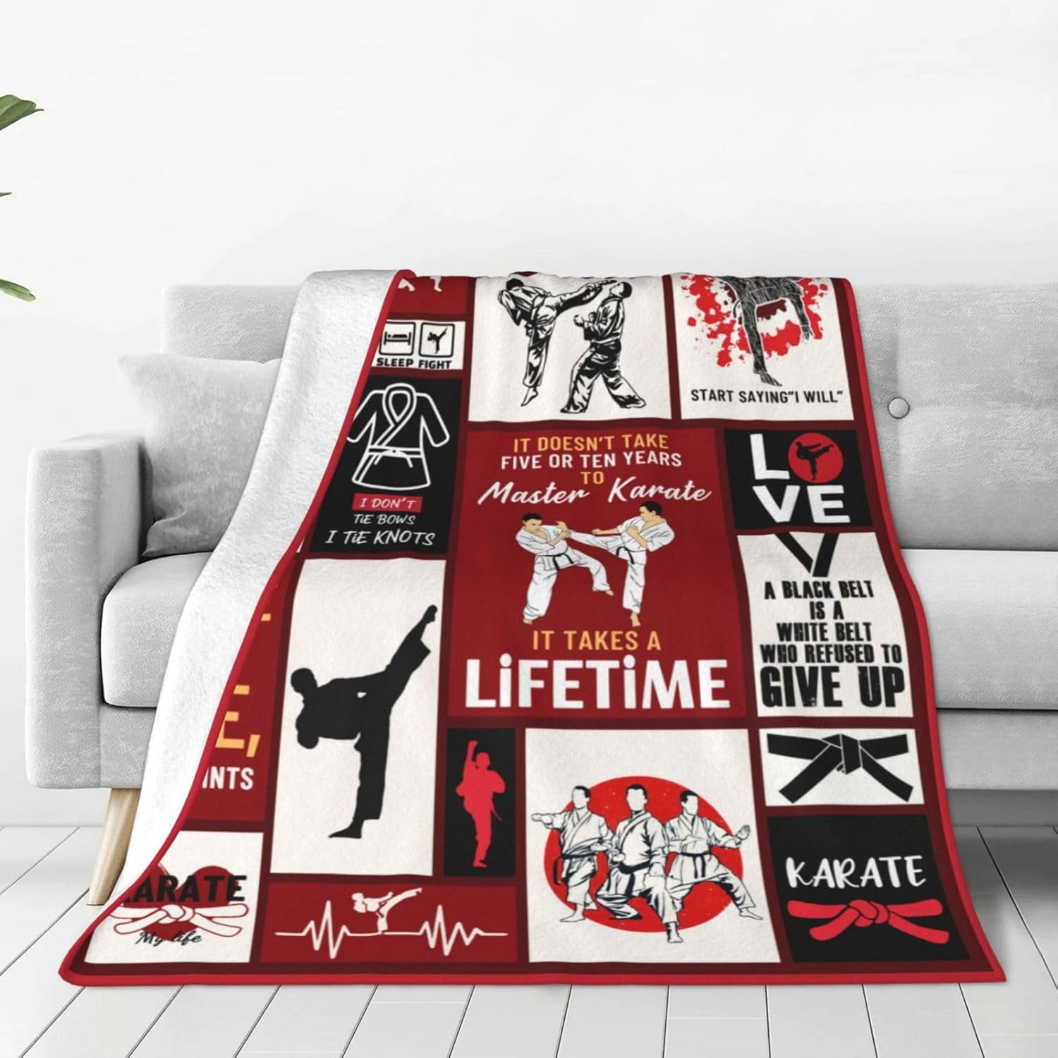 Click here for Zhitrades Karate Blanket Karate Throw Blanket Soft... prices