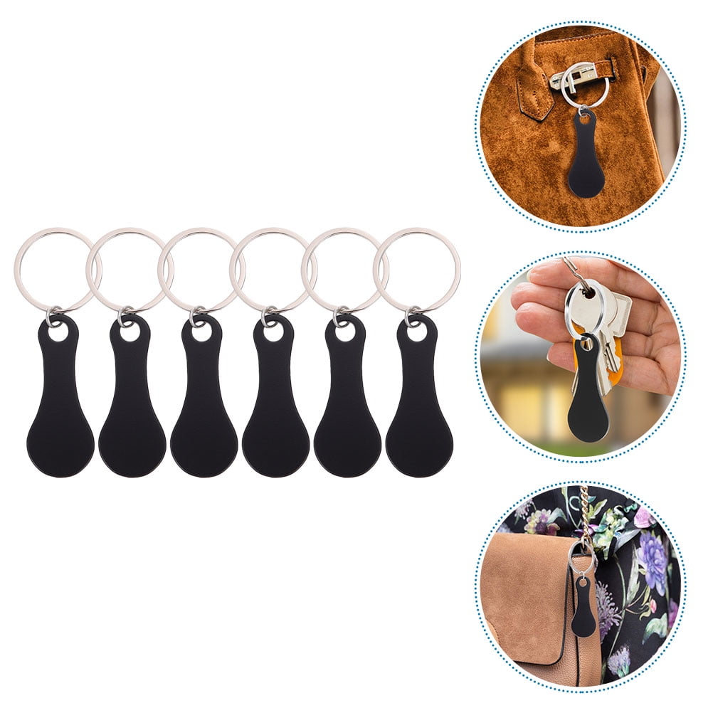 Click here for Oulii 6 Pcs Metal Shopping Cart Key Ring Stainless... prices