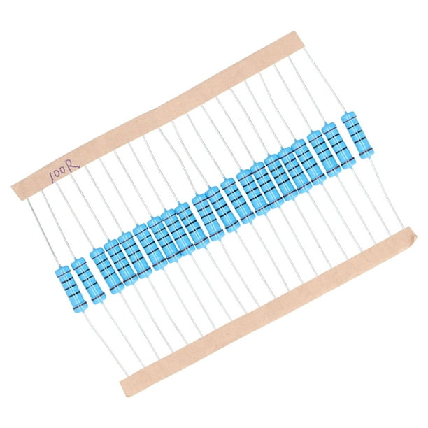 Electronic Resistance,20Pcs 100 Ohm Resistors Ohm Resistors Resistor ...