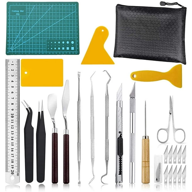 KCSD 27 Pcs Craft Vinyl Tools Set Vinyl Weeding Tools Kit for Weeding ...
