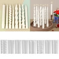 Twisted Rod Silicone Molds 3D Cylinder Molds Scented Molds Handmade ...