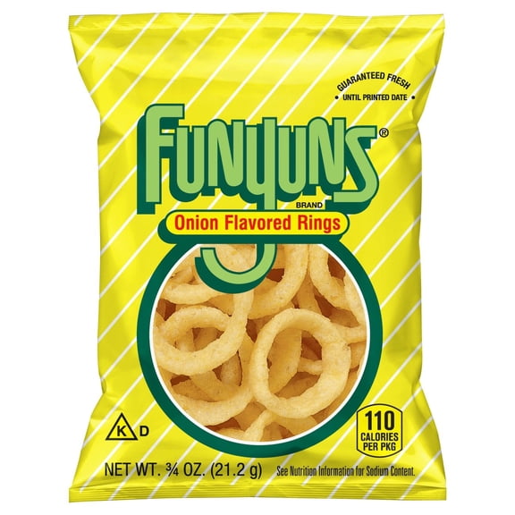 Frito-Lay Funyuns Original Onion Flavored Rings, Crunchy Snacks Pack, 0 ...