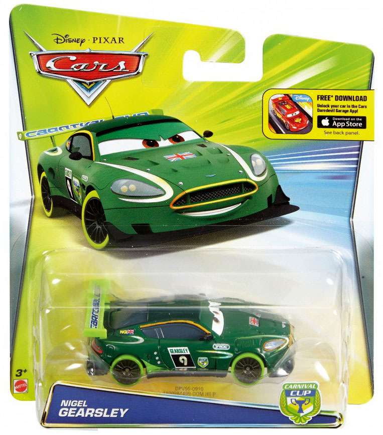 Disney / Pixar Carnival Cup Nigel Gearsley Diecast Car - Walmart.com