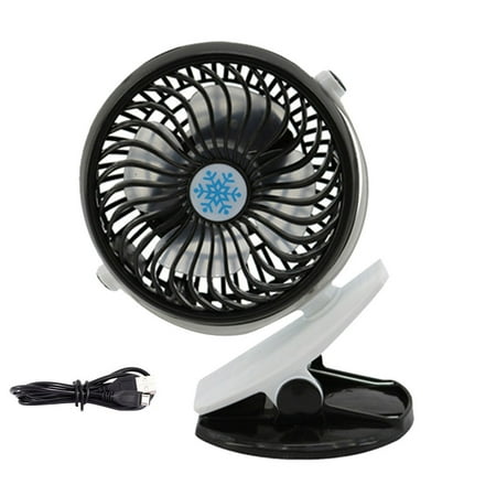 XISOBO Mini Fan With Clip Portable Rotating Fast Air Bedroom Air Fan ...
