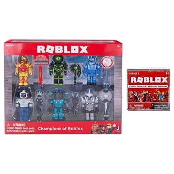 Roblox Toys Pack - Champions of Roblox + Roblox Blind Box Series 1 ...