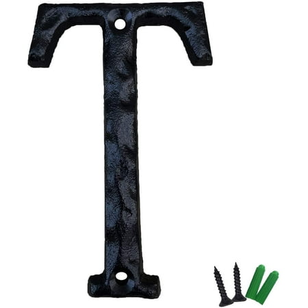 5 Inch High House Letters, Solid Cast Iron Home Address Letters ...