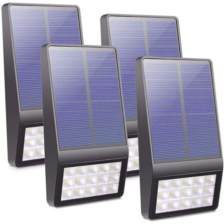 Solar Lights Outdoor 15 LED Radar Sensor Solar Powered Lights DIM Mode ...