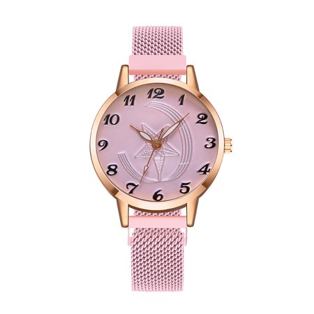 CHGBMOK Watch for Women MODIYA Ladies Magnetic Buckle Strap Steel Strap ...