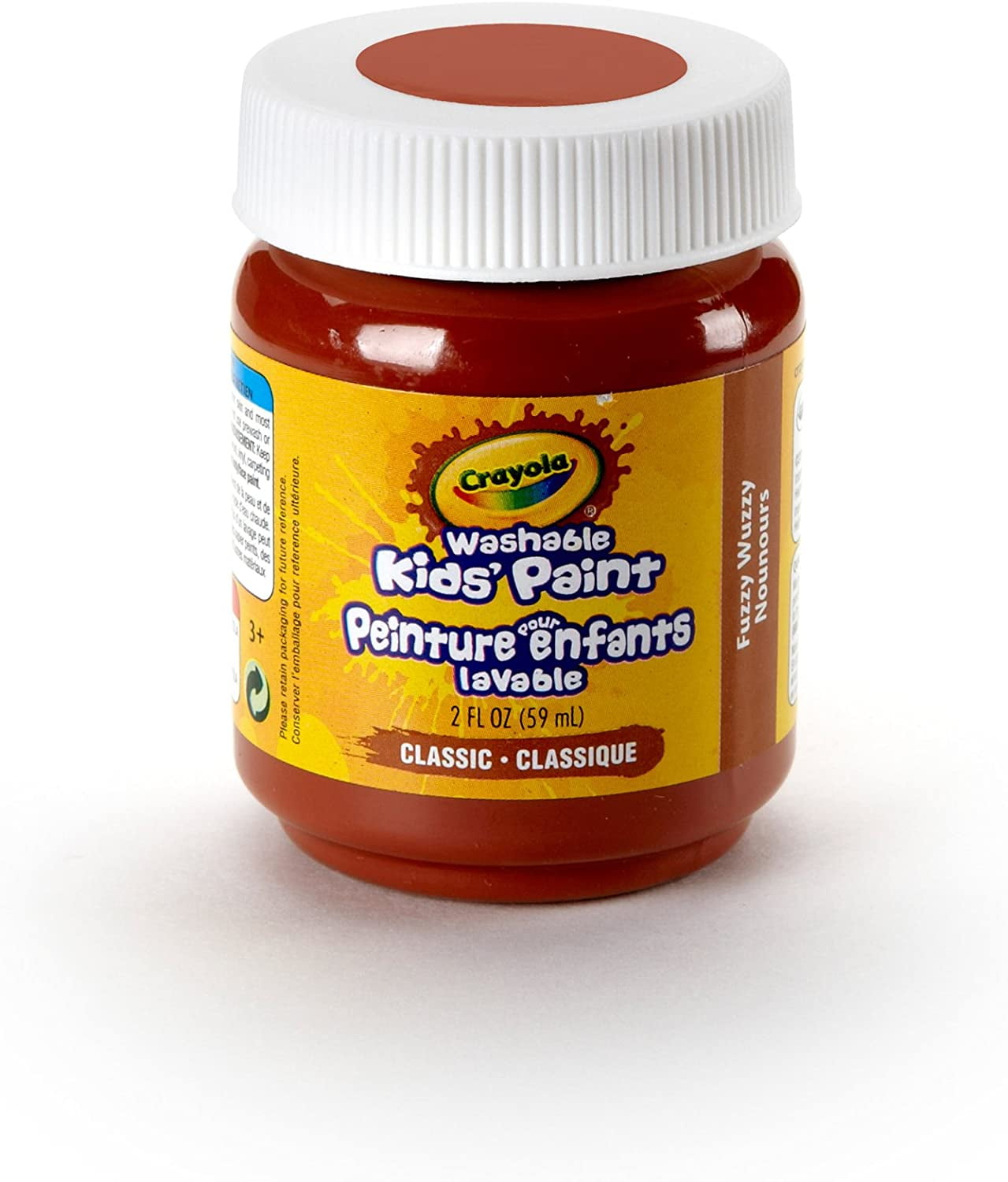 Crayola Washable Kids Paint, Fuzzy Wuzzy, 2 oz - Walmart.com