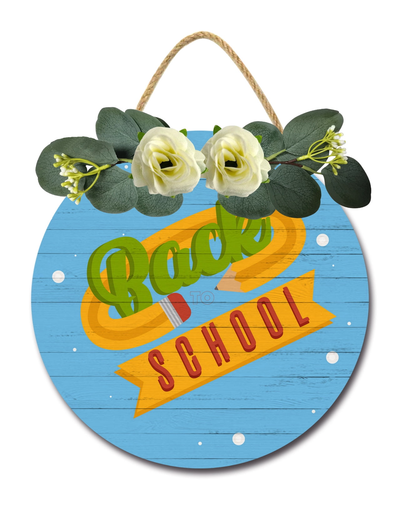 Eveokoki Back To School Door Sign Classroom Door Hanger Back to School ...