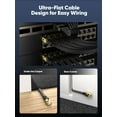 ASIASN-Cat 8 Ethernet Cable 20 ft with Clips Flat High Speed STP RJ45 ...