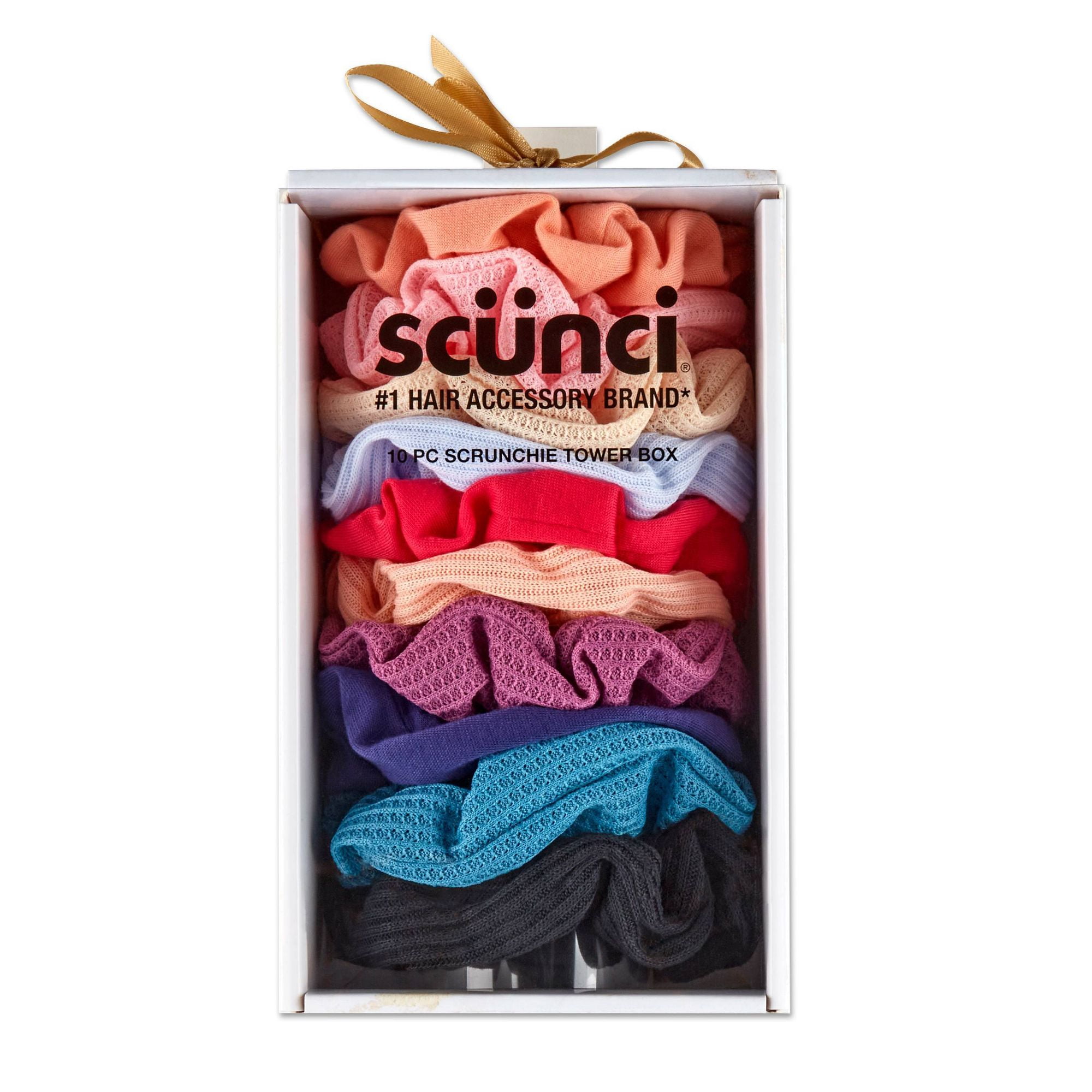 Scunci by Conair Scrunchies Holiday Gift Set for Women, Scrunchie Gift ...