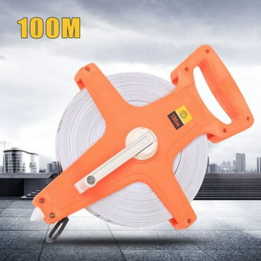 330 Foot Fiberglass Open Reel Measuring Tape | Retractable Measurement ...