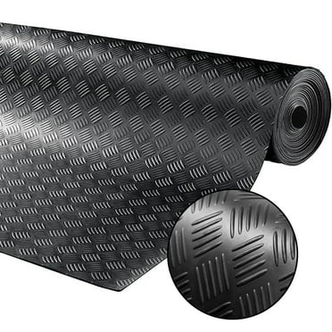 BENTISM Garage Floor Mat Garage Flooring Roll 3.9x6.5ft Anti-Slip ...