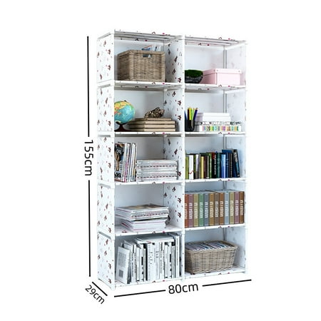 Simple Bookshelf Multi-layer Easy Assembly Bookcase Easy Assembly Book ...