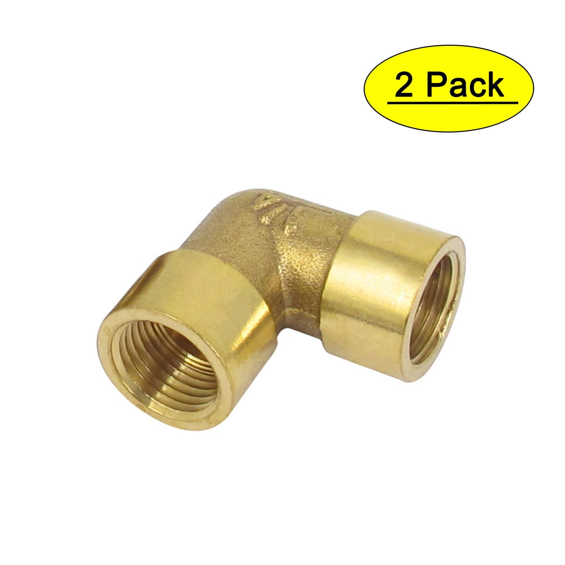 Unique Bargains 1/4BSP Female to Female L Shape Elbow Hose Pipe Tube ...