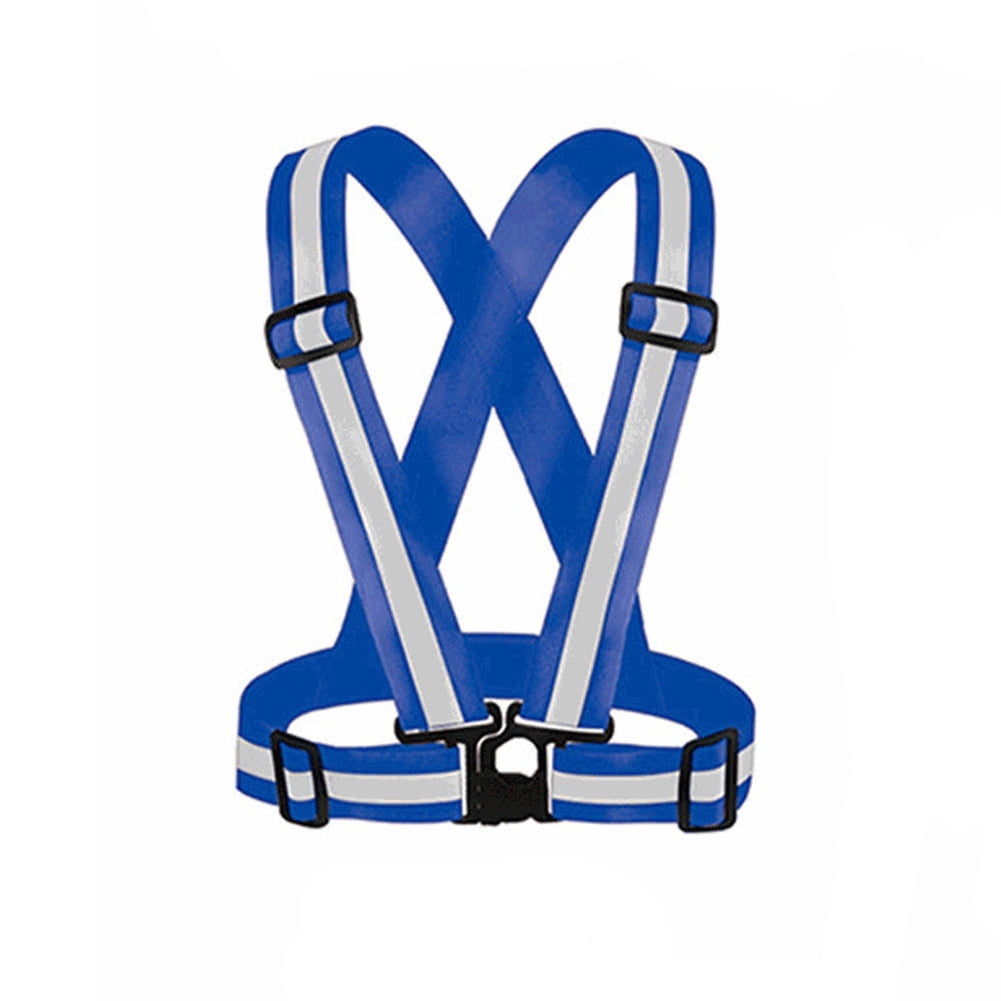 Adjustable Safety Security High Visibility Reflective Vest Elastic ...