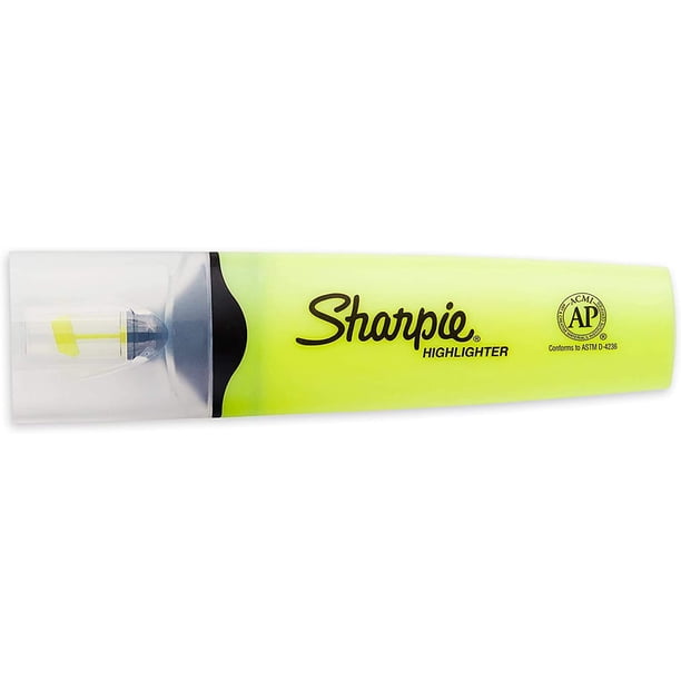Sharpie 2128227 Clear View Highlighter Yellow - 3 Count (Pack of 1 ...