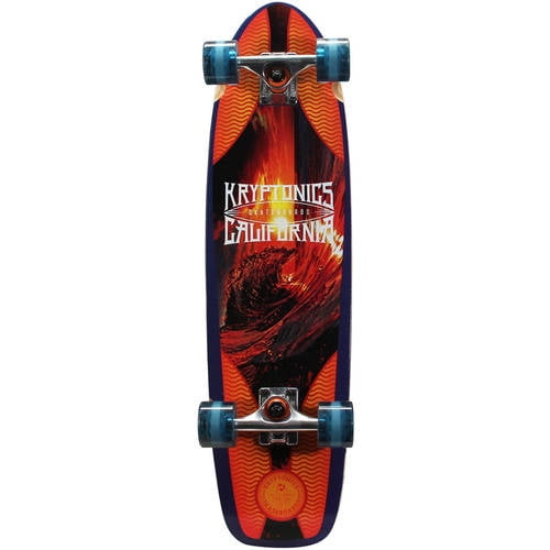 Kryptonics Complete Cruiser Skateboard, 30" x 8" - Walmart.com ...