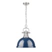 Yep by Golden Lighting Duncan 1-light 14in Chain Hung Pendant in Matte ...