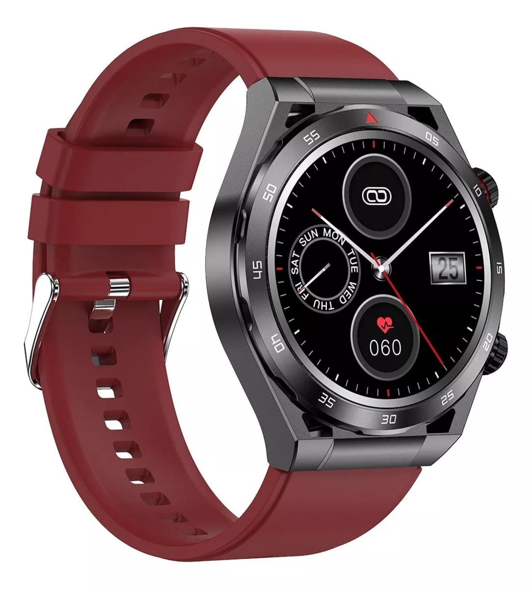 Reloj Watch Smart Inteligente T80 Fralugio Mide Glucosa Extensible ...
