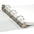 Samsill 3 Ring Mini View Binders Round Ring, White, 6 Pack - Walmart.com