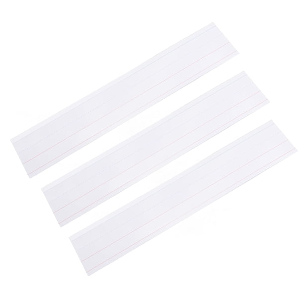 Dry Erase Writing Sentence Strip, 50pcs White Lined Versatile Dry Erase ...