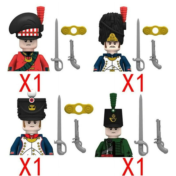 Juegos militares, bloques de construcción, figuras de soldados de acción, regalos, armas, la ...