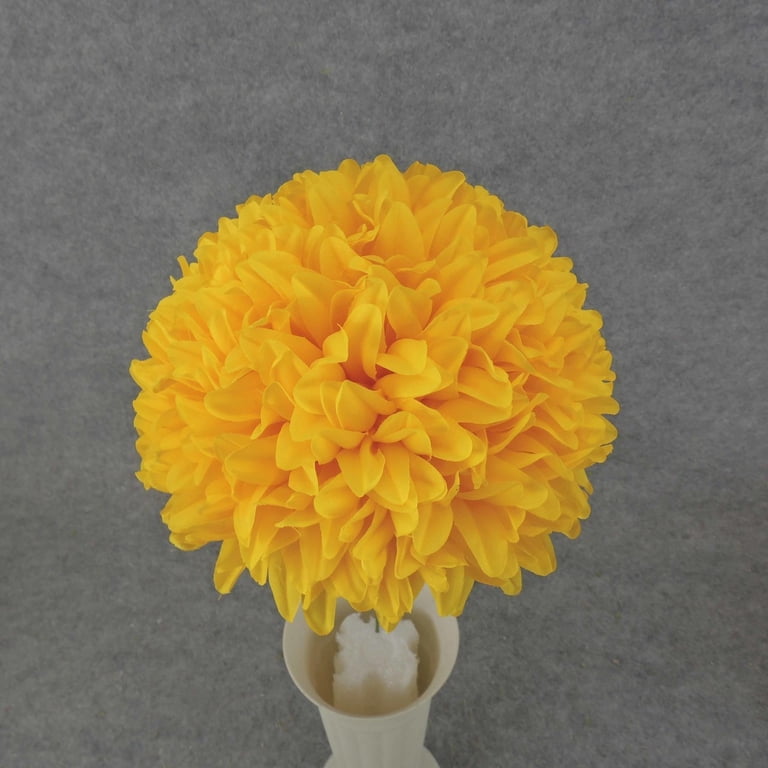 Football Mums Yellow Pom Pom