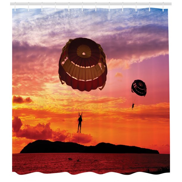Adventure Time Amazing Parachute Decor Summer Fabric Shower Curtain ...