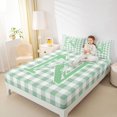Catabedysis Green ABC Print N Bed Sheets,Personalized Monogrammed Gifts ...