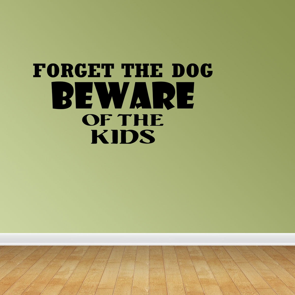 Beware The Kids Vinyl Wall Decals Playroom Decal Kids Room PC170 ...