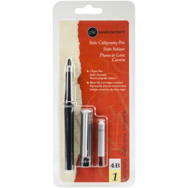 Manuscript Italic Calligraphy Pen-3B - Walmart.com