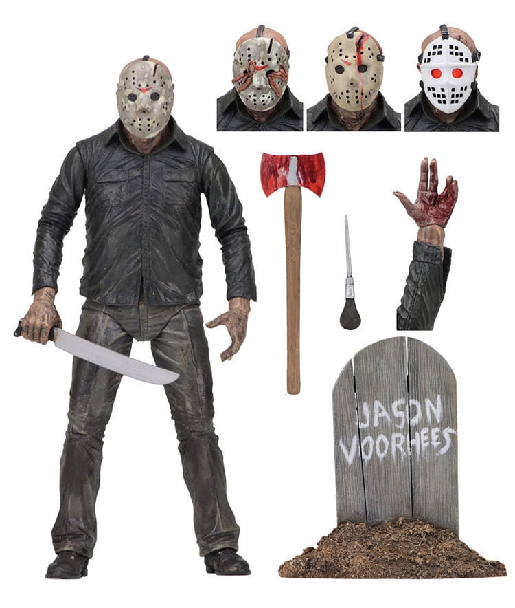NECA Black Friday VIERNES 13 Jason Deluxe Edition Edición 1980 Figura ...