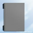 A5 Spiral Notebook 2 Pack, Thick Plastic Hardcover Ruled Journals, 120 ...