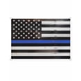 American Flag Sun Shade Sail 12'X16' Blue Line Star Black White Stripes ...