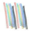 Black Spiral Binding Coils, Plastic Spines for 160 Sheets (12 in, 20mm ...