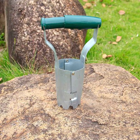 Garden Hand Held Bulb Planter planting supply With Spring Handle ...