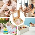 Bakery Box with PVC Display Window Cardboard Gift Packaging Boxes for ...
