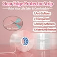 Clear Soft Corner Protectors for Furniture Strip,0.8in x13FT,Sharp Edge ...