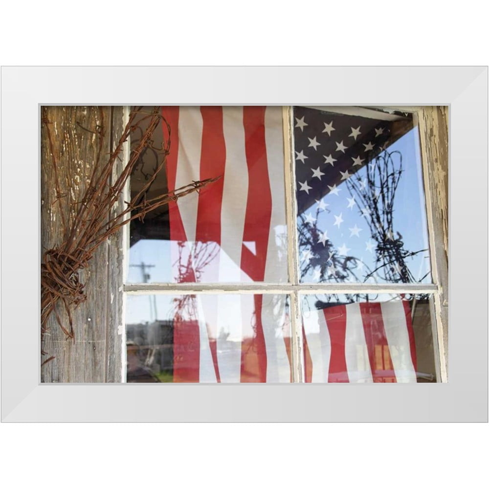 Ross, Nancy , Steve 18x14 White Modern Wood Framed Museum Art Print ...