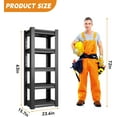 63" H Garage Shelving Unit 1500LBS Heavy Duty Storage Shelves ...
