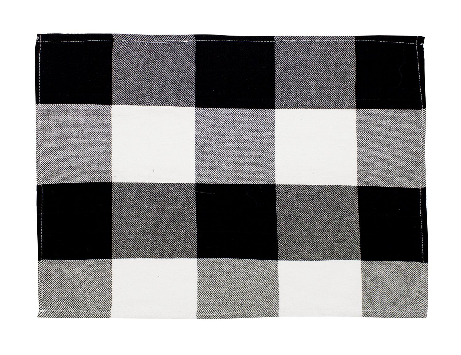 Fennco Styles Buffalo Check Plaid Cotton Table Linen Throw Pillow ...